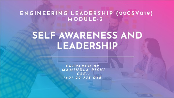 EL SELF AWARENESS | Genially