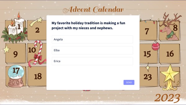 VINTAGE CHRISTMAS ADVENT CALENDAR | Genially