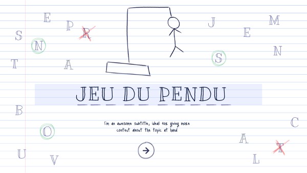 Jeu du Pendu
