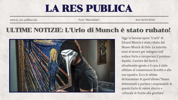 Il 3 furto del urlo