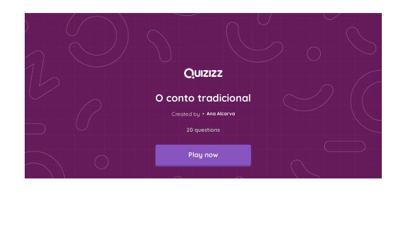 Quizizz O Conto Tradicional | Genially