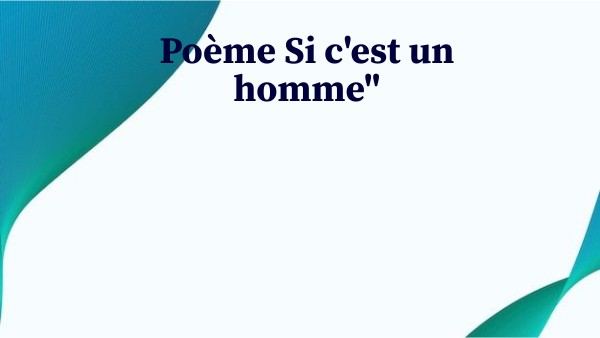 POEME FR