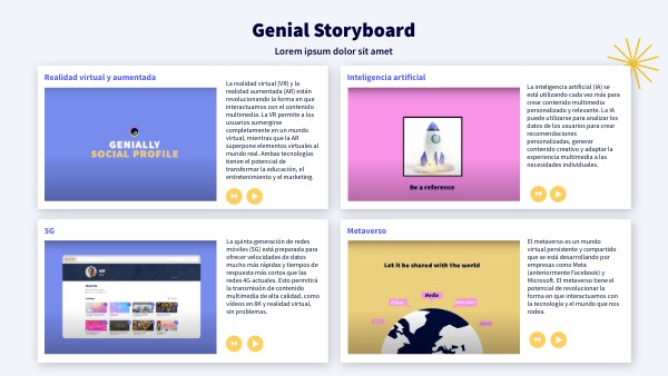 GENIAL STORYBOARD | Genially