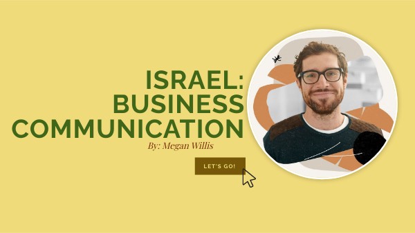 Israel: Business Communication