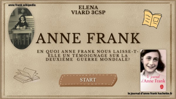 Présentation anne frank