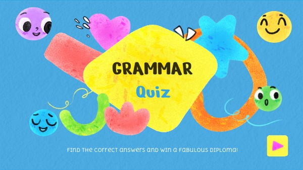 Grammar Quiz 7th Grade | Genially