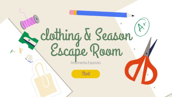 Clothing & Season | Genially