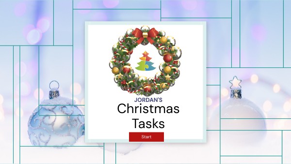 Jordan's Christmas Tasks | Genially