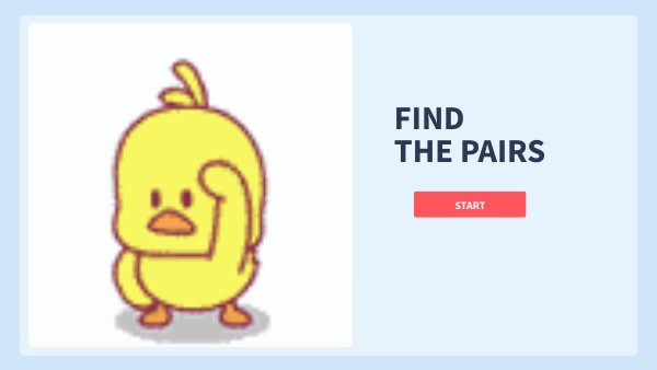 Copy - FIND THE PAIRS | Genially