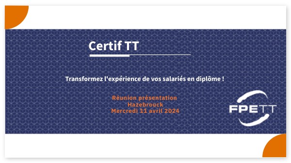 CERTIF TT Hazebrouck