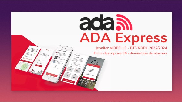 Final - ADA Express - Animation réseaux | Genially