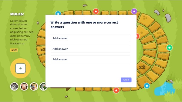 ANIMAL RACE - FRACTIONS