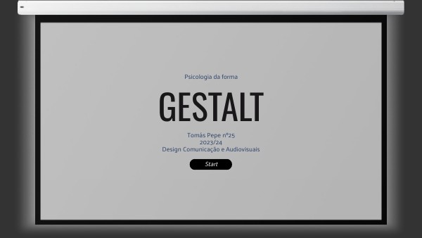 Psicologia da forma - GESTALT | Genially