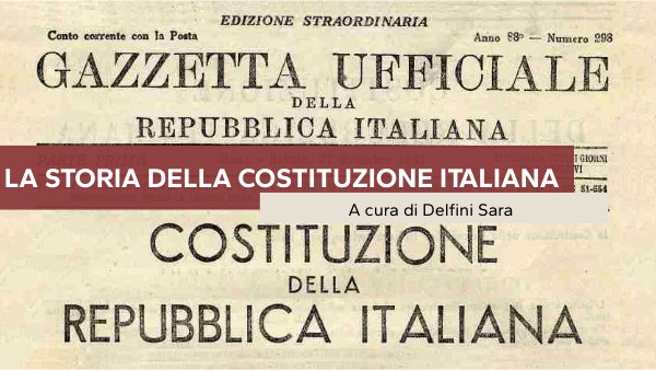 Presentazione Costituzione