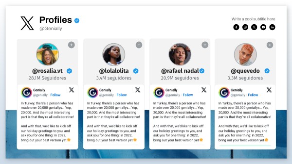 Profils X | Genially