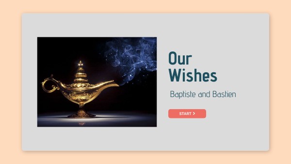 Wishes Baptiste and Bastien