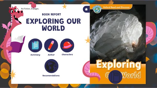 Book Report " EXPLORING OUR WORLD" | Genially