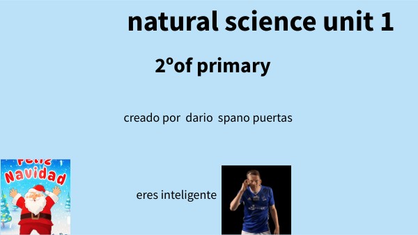 natural science unit 1 | Genially