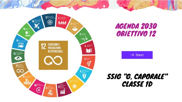 Obiettivo 12 Agenda 2030