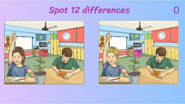 Spot differences | Genially