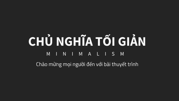 Minimal presentation | Genially