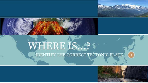 WHERE IS? TECTONIC PLATE EDITION | Genially
