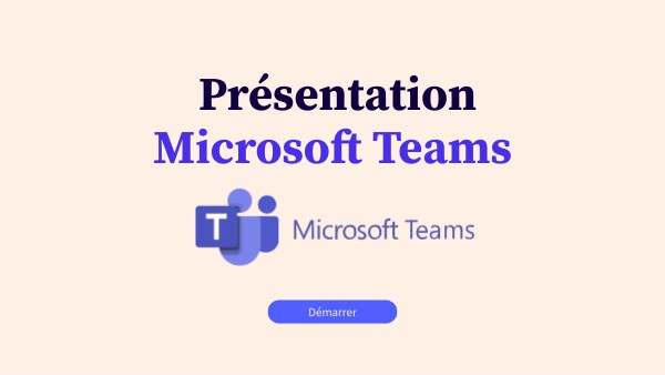 Présentation Microsoft Teams | Genially
