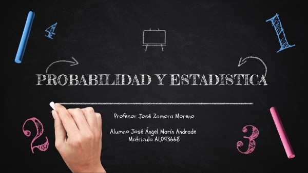 Presentación Probabilidad y Estadística | Genially