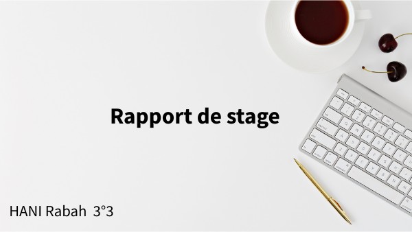 ORAL DE STAGE | Genially