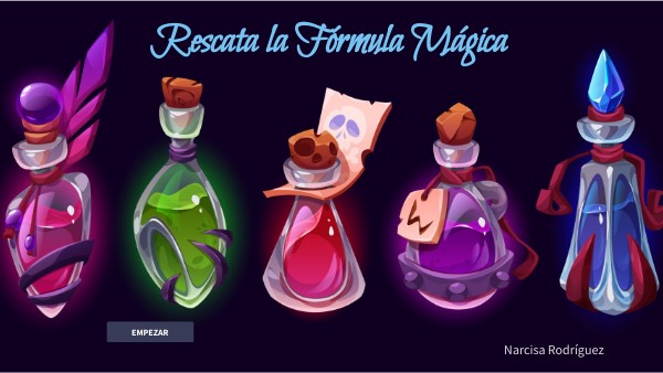 ESCAPE ROOM Fórmula Mágica | Genially