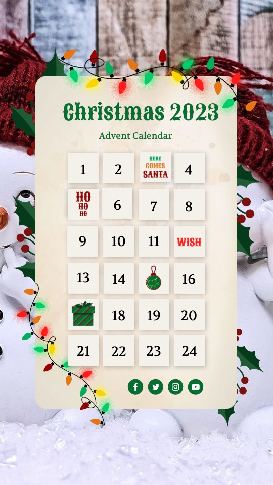 ADVENT CALENDAR POST 2023 | Genially