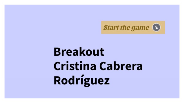 Prueba 1 K. Breakout