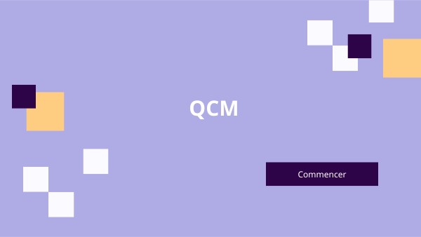 QCM travailler dans une banque