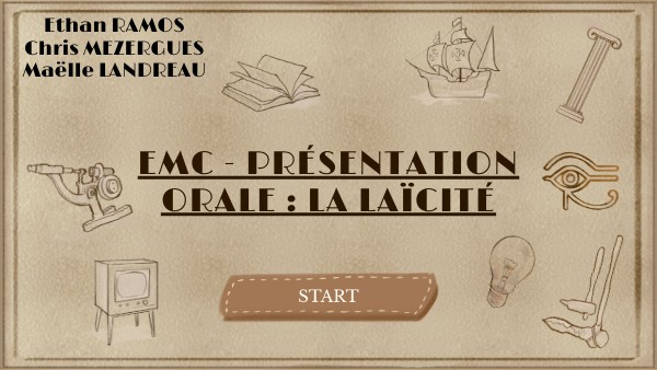 EMC - Présentation Orale : La Laïcité