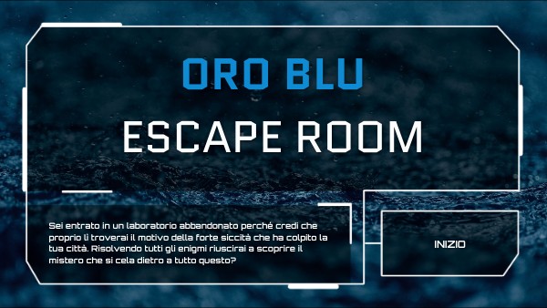 Oro Blu Escape Room | Genially