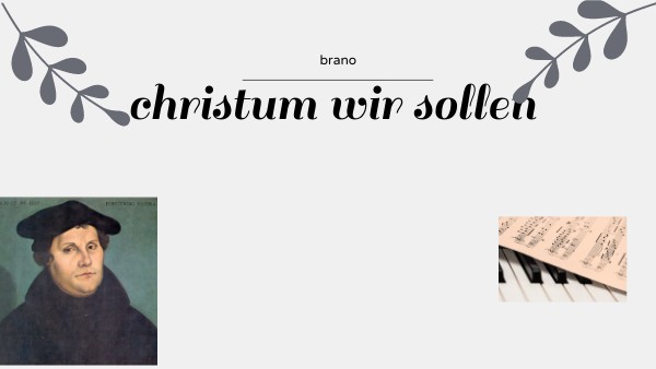 christum wir sollen