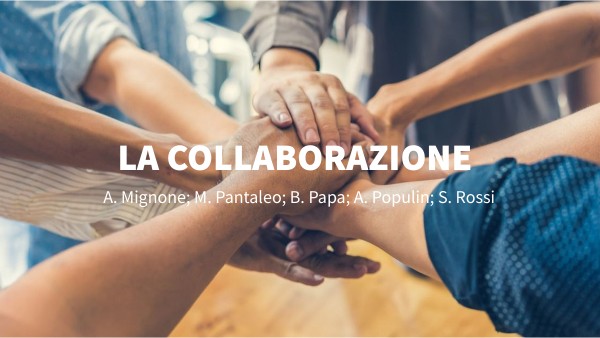 COLLABORAZIONE