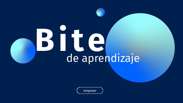 Bite de aprendizaje