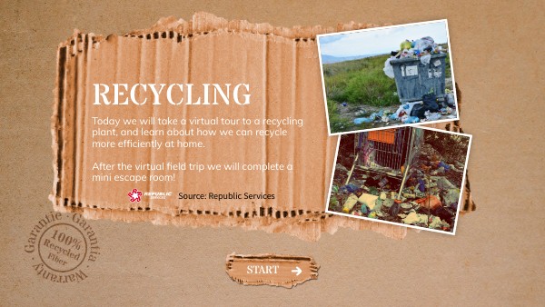 9.1.2 Recycling Virtual Field Trip | Genially