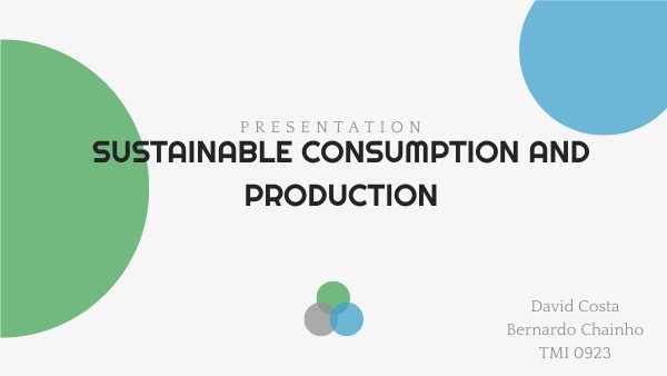 Ensure sustainable consumption and production patterns