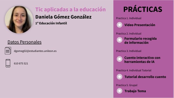 Dossier Prácticas Tic | Genially