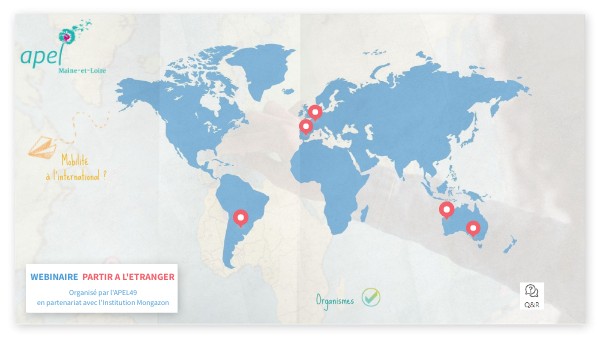 Webinaire Partir à l'étranger | Genially