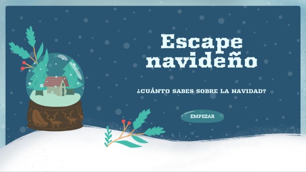 ESCAPE ROOM NAVIDEÑO