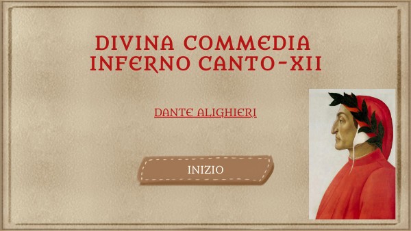 DIVINA COMMEDIA canto XIII | Genially