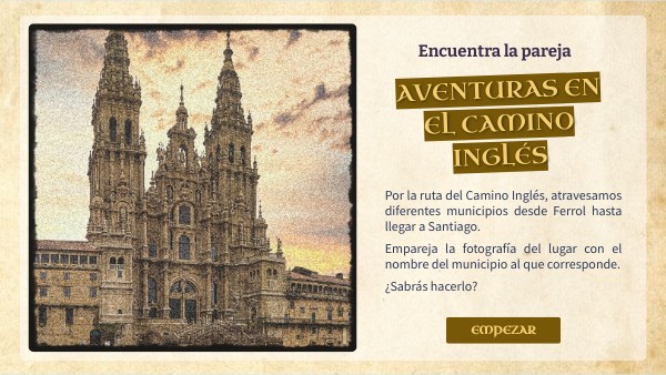 Encuentra la pareja: Aventuras en el Camino Inglés