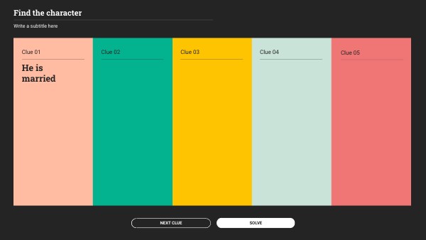 Guess the Book Character | Genially