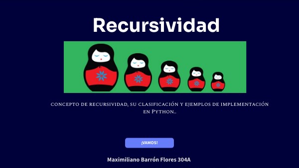 RECURSIVIDAD. Concepto y Ejemplos | Genially
