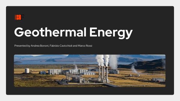 Geothermal Energy