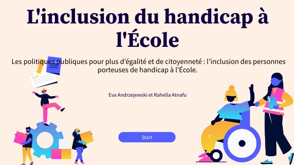 Handicap à l'école | Genially