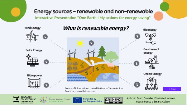 Energy sources - renewable and non-renewable | Genially